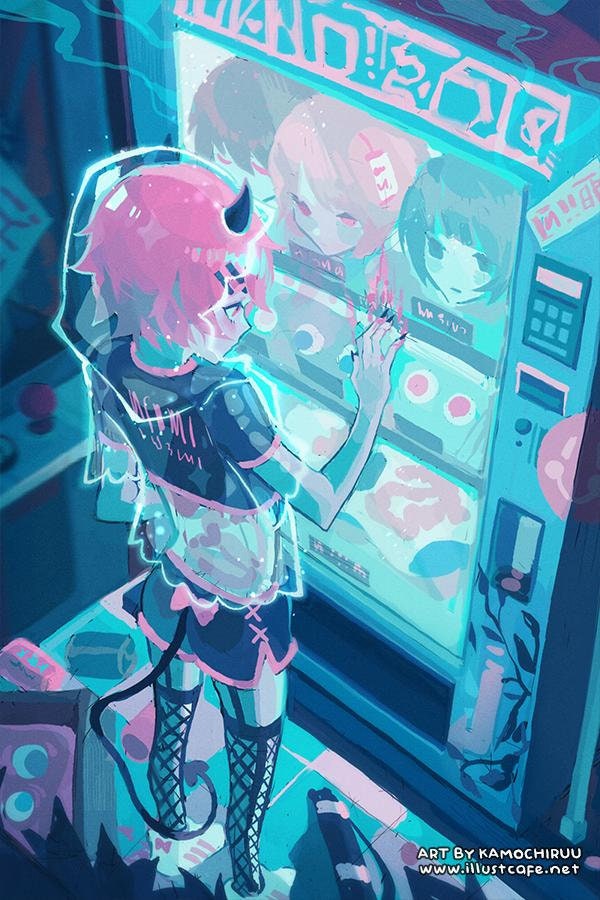 Vending Machine Poster [kamochiruu] - Etsy