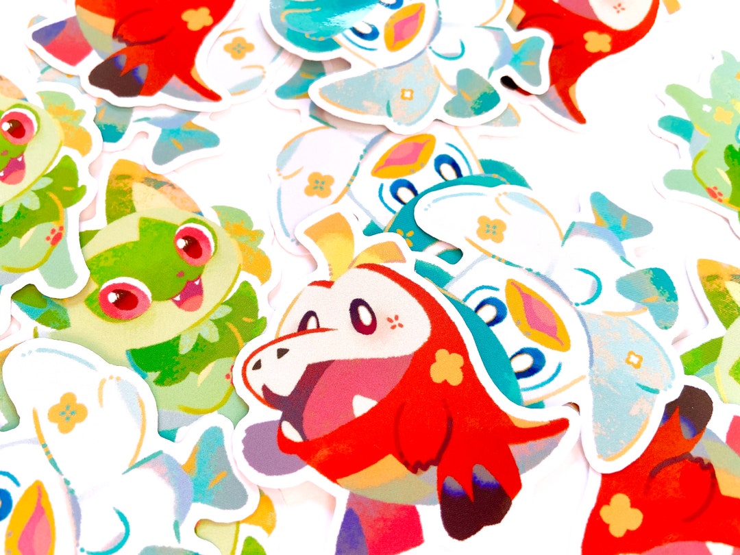 Paldea Pokemon Vinyl Sticker Set [meowkuro] - Etsy
