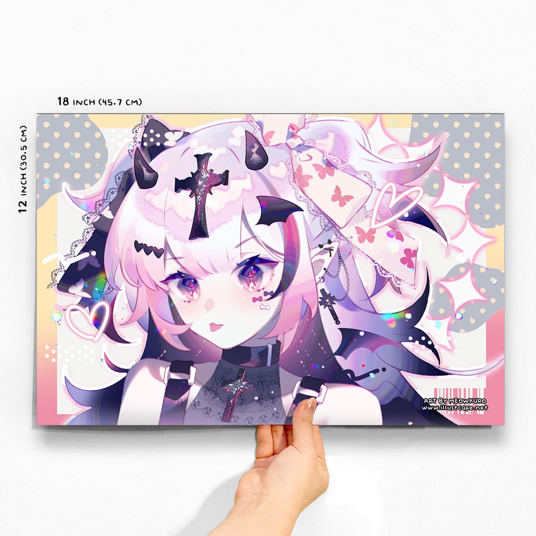 Kawaii Akuma Poster [meowkuro] - Etsy