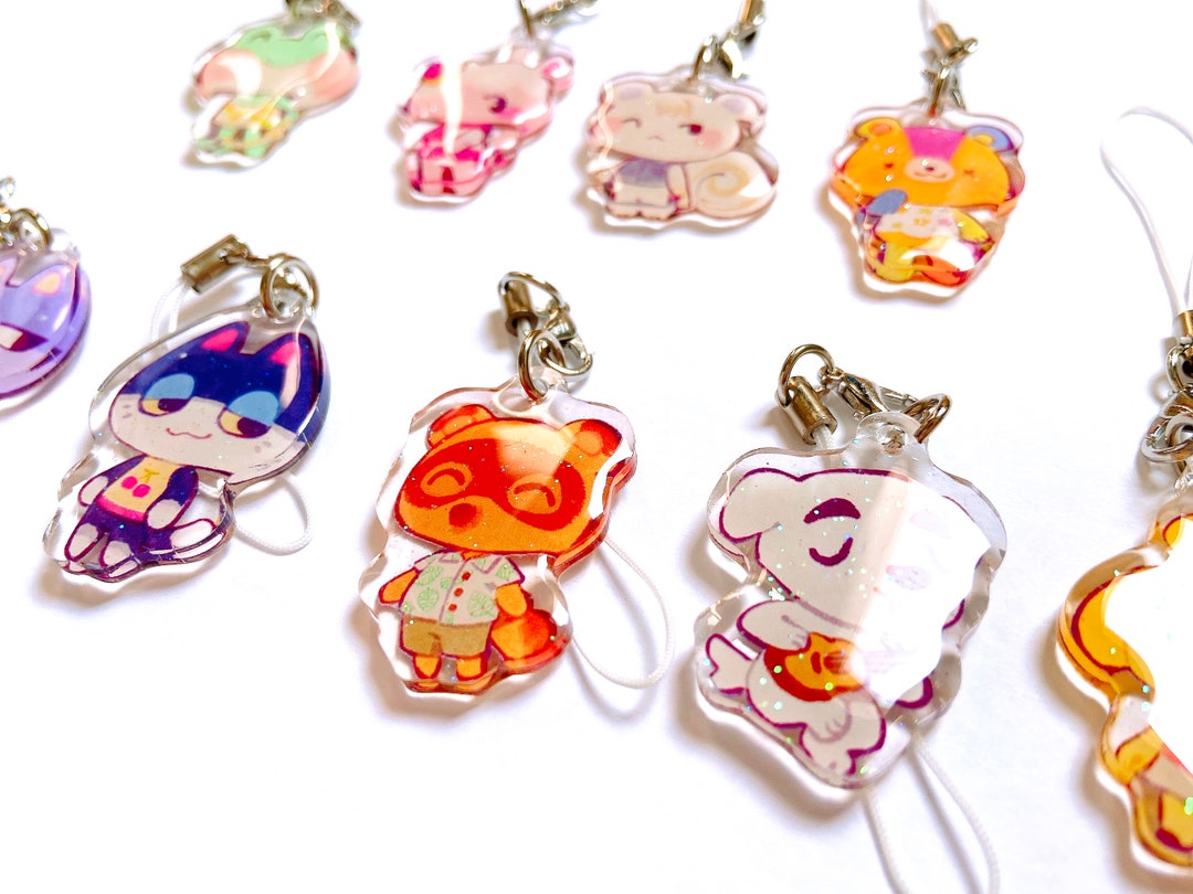 ACNH Mini Charms (1.5 Inch Clear Acrylic) [ieafy] - Etsy