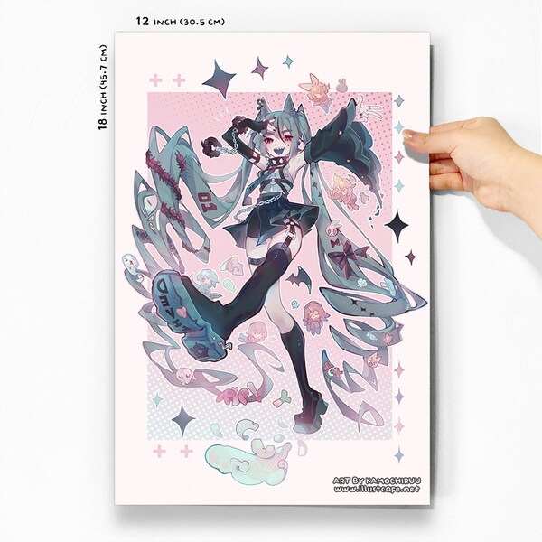 Hatsune Miku Poster - Etsy