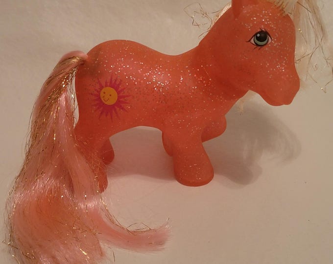 My Little Pony G1 Sun Spot Sparkle Ponies Orange Sun Mlp Vintage ...