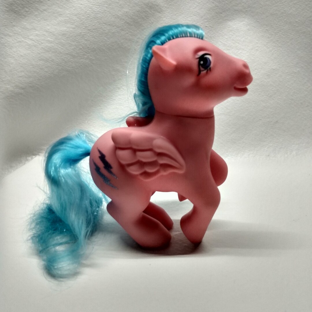 My Little Pony G1 - Firefly - 1983 Hasbro - Vintage - Glitter Blue ...