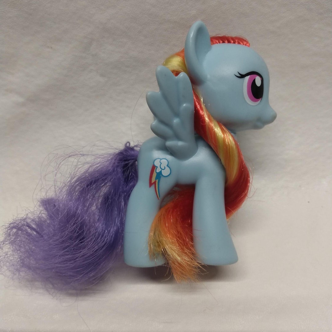 My Little Pony G4 - Rainbow Dash - Brushable 3'' Figure - Pegasus - MLP ...