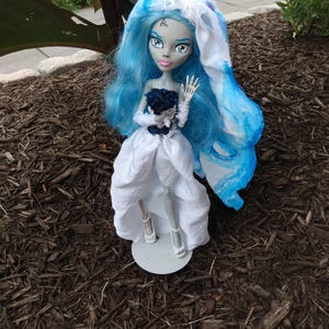Monster High Corpse Bride Emily OOAK Doll Custom Tim Burton Halloween ...