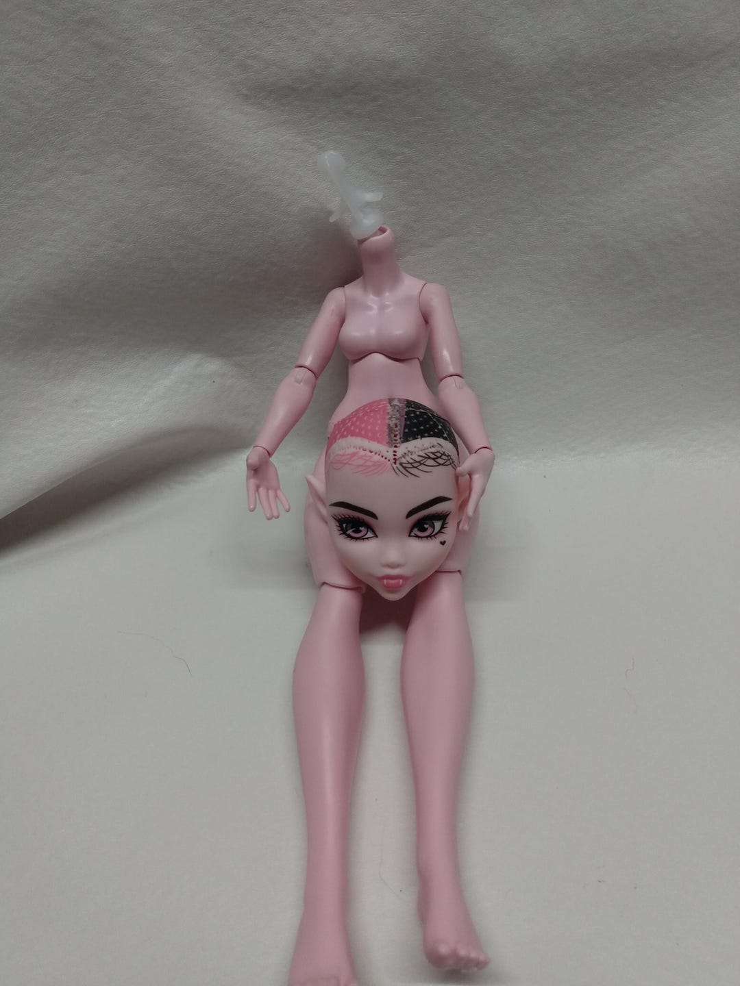 Custom Ready - Prepped G3 Monster High Doll - Draculaura - Ready to Reroot - for OOAK ...