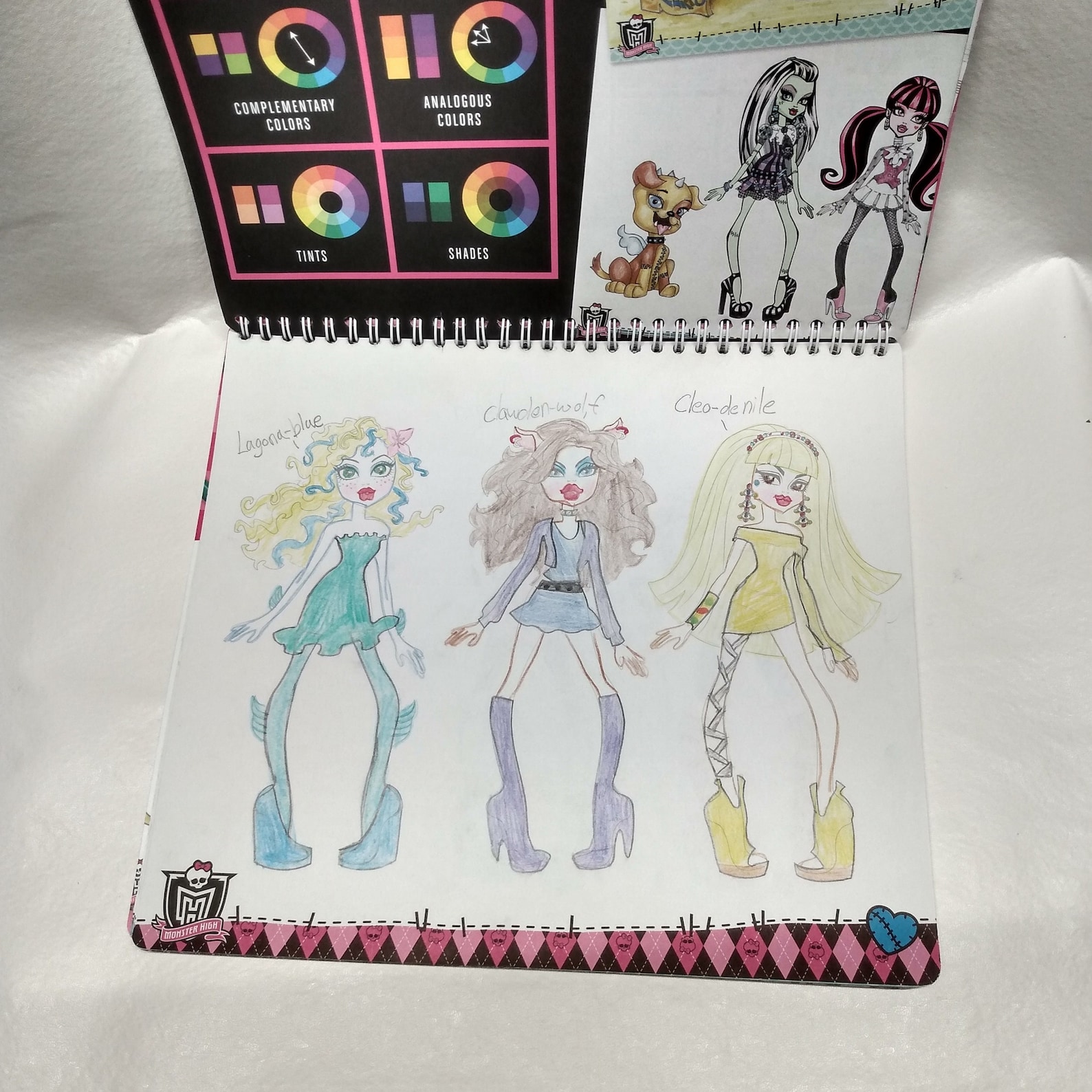 Monster High Fashion Sketch Portfolio - Etsy