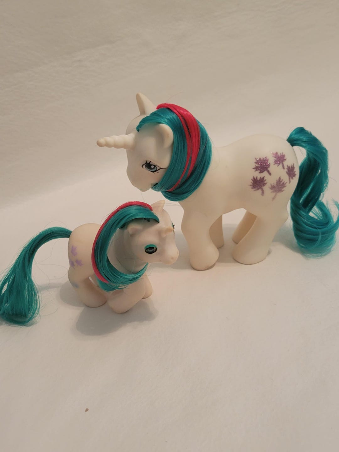 My Little Pony - G1 - Gusty Mom & Baby Set - BBE - Unicorn - MLP ...