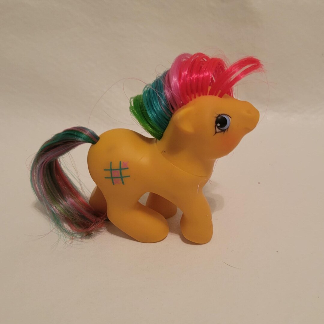 My Little Pony G1 - Baby Tic Tac Toe - First Tooth - Vintage - Hasbro ...