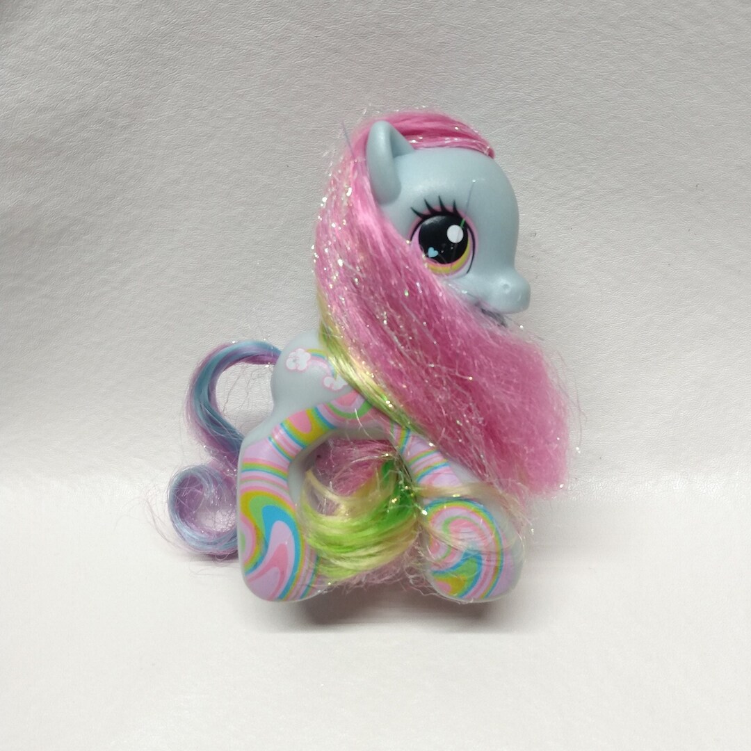 My Little Pony G3.5 Rainbow Dash Glitter in Hair Horse Figure ...