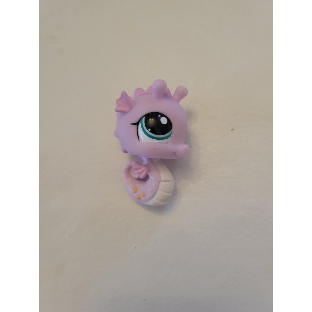 Littlest Pet Shop #1352 Seahorse Pink Teal Authentic LPS - Etsy