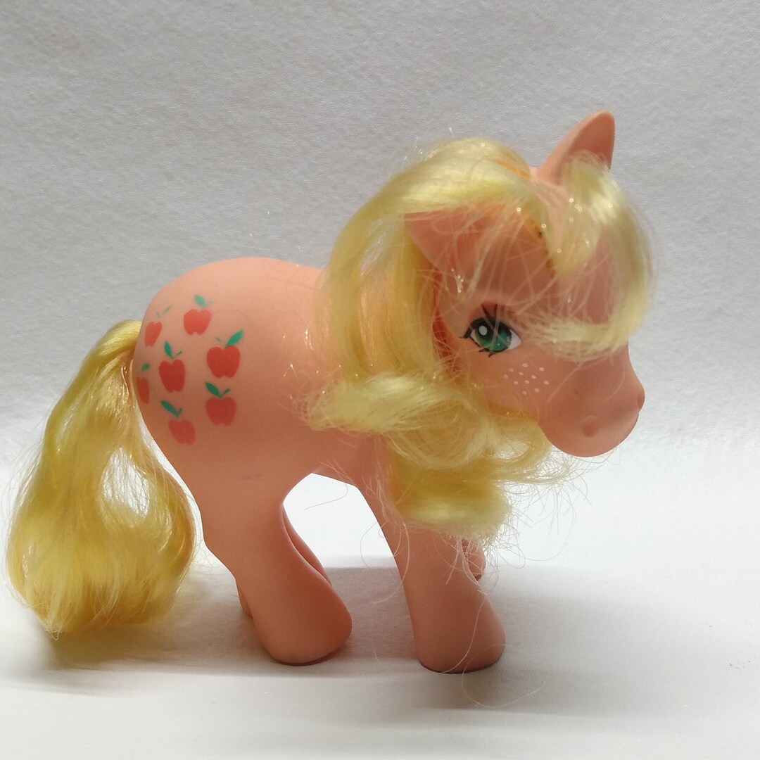 My Little Pony G1 Applejack Earth Ponies Year 3 With Long Hair MLP Pony ...