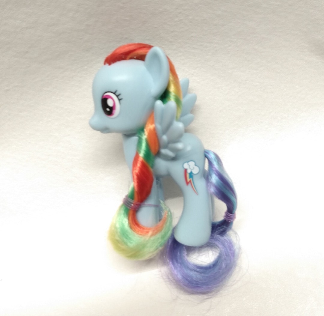 My Little Pony G4 Rainbow Dash Brushable 3'' Figure Pegasus MLP Like ...