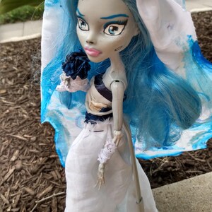 Monster High Corpse Bride Emily OOAK Doll Custom Tim Burton Halloween ...