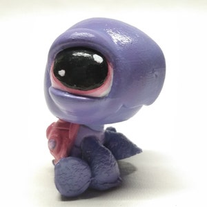 Littlest Pet Shop - CUSTOM - LPS Purple Turtle Pink Shell Licensing ...