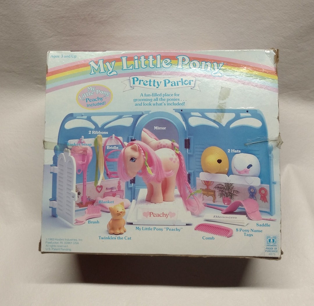 My Little Pony G1 Complete Your Pretty Parlor Playset Parts MLP Vintage ...