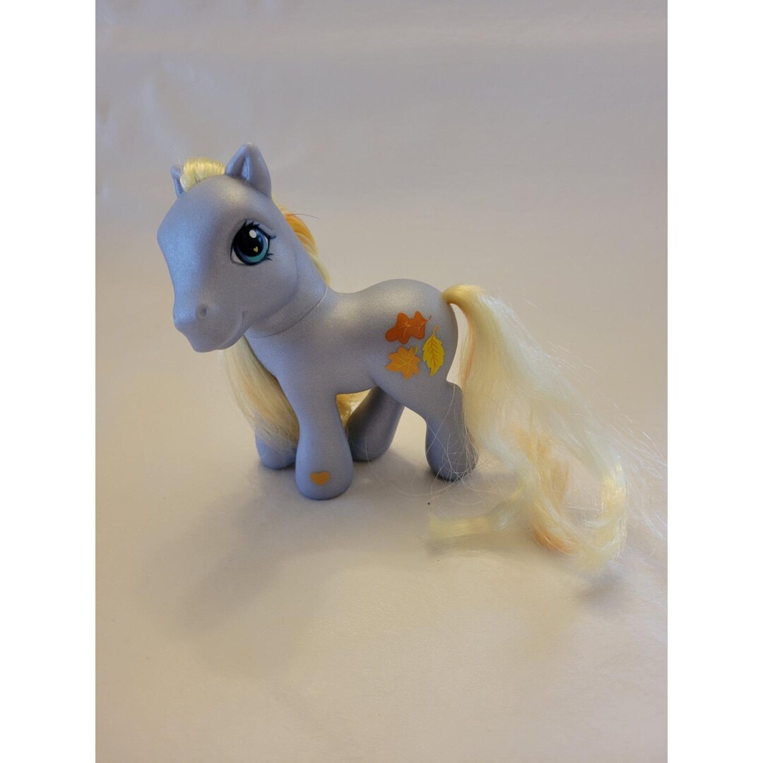 My Little Pony G3 Autumn Skye MLP 2003 - Blue Pony With Fall Leaves ...
