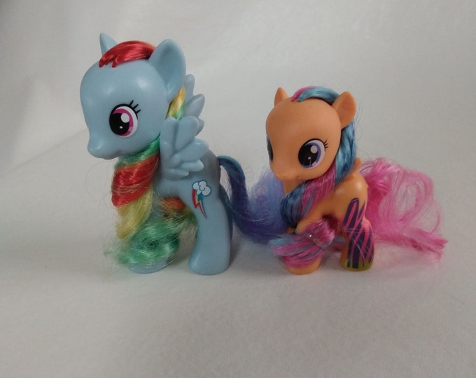 My Little Pony G4 Rainbow Dash and Scootaloo - Sister Set - MLP - FIM ...
