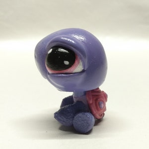 Littlest Pet Shop - CUSTOM - LPS Purple Turtle Pink Shell Licensing ...