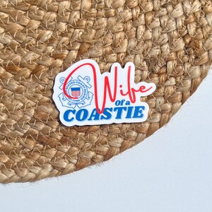 B1G1 Free Thank You Veterans Sticker, Vinyl Coast Guard Wifey Sticker ...
