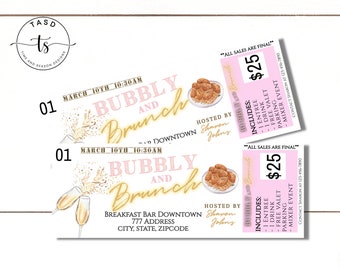 Brunch Editable Template - Etsy