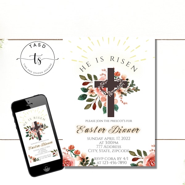 Easter Invitation - Etsy