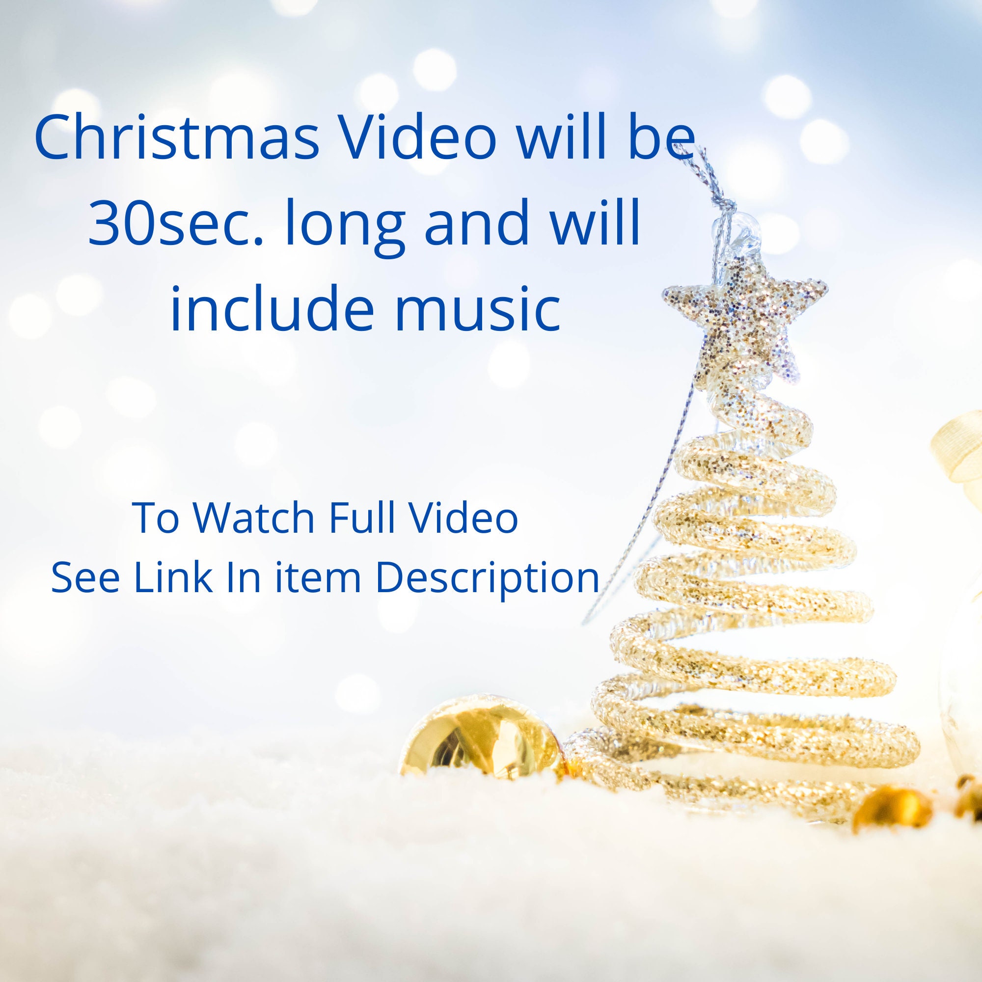 Christmas Card Video. Christmas Card Downloadable. Snowflake Christmas ...