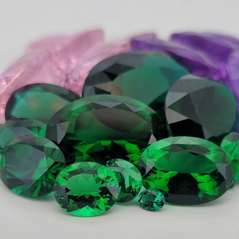 Oval Cut Loose Obsidianite Helenite Mt. St. Helens Gemstone Gaia Stone ...