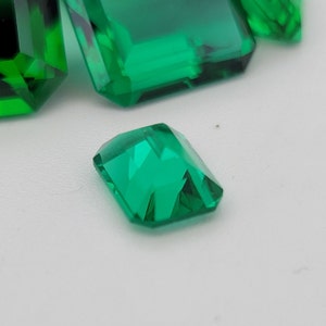 Emerald Cut Loose Obsidianite Helenite Mt. St. Helens Gemstone Gaia ...