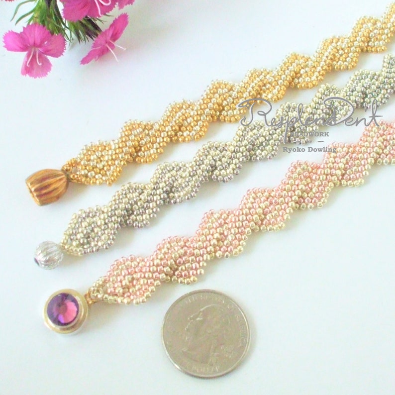 Striped Zigzag Bracelet Tutorial-pdf Instruction ONLY- Seed Beed Bracelet-digital Download - Etsy