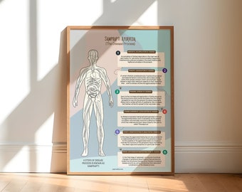 Buy Ayurveda Sapta Dhatu Wheel Chart Poster 7 Dhatus Relation With Online in India - Etsy