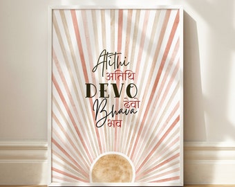 Atithi Devo Bhava | Etsy
