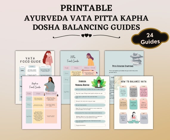 Art & Collectibles Digital Prints Ayurveda Vata Pitta Kapha Dosha ...