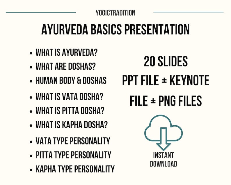 Ayurveda Basic Principles Powerpoint Ppt and Keynote Presentation, What ...