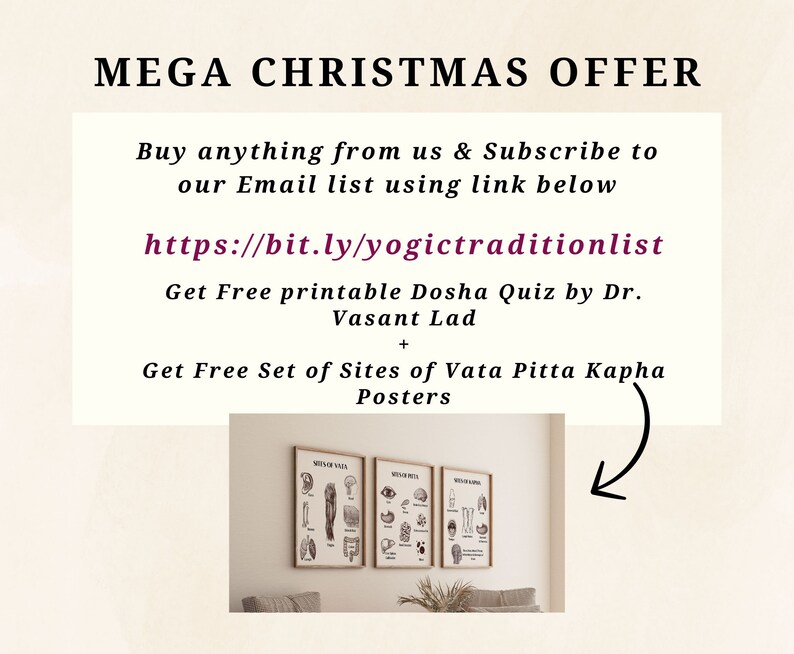 Ayurveda Dosha Gunas Properties Chart Poster, Vata Pitta Kapha Dosha ...