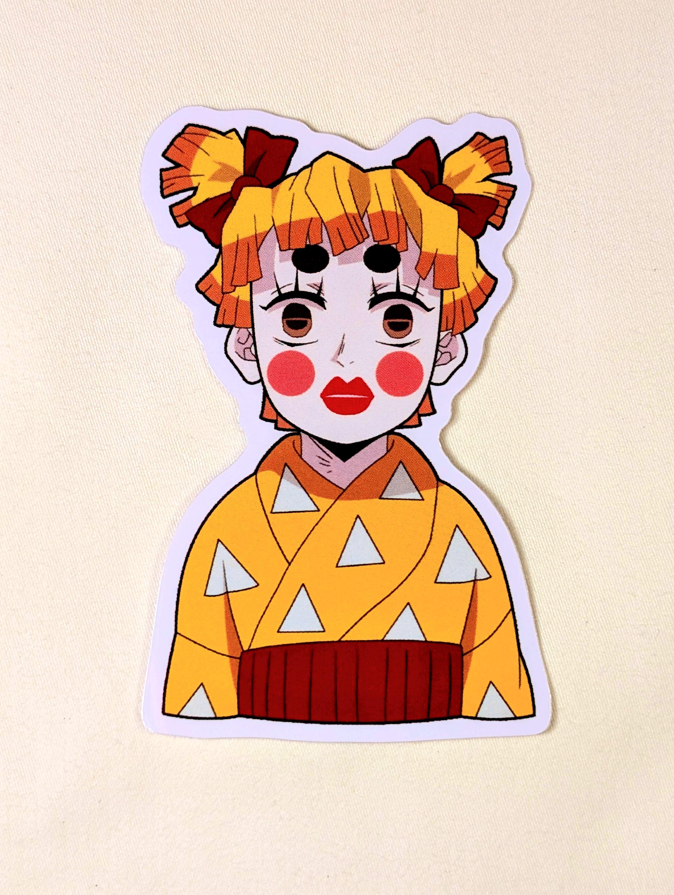 Demon Slayer Tanjiro Inosuke Zenitsu Funny Stickers - Etsy