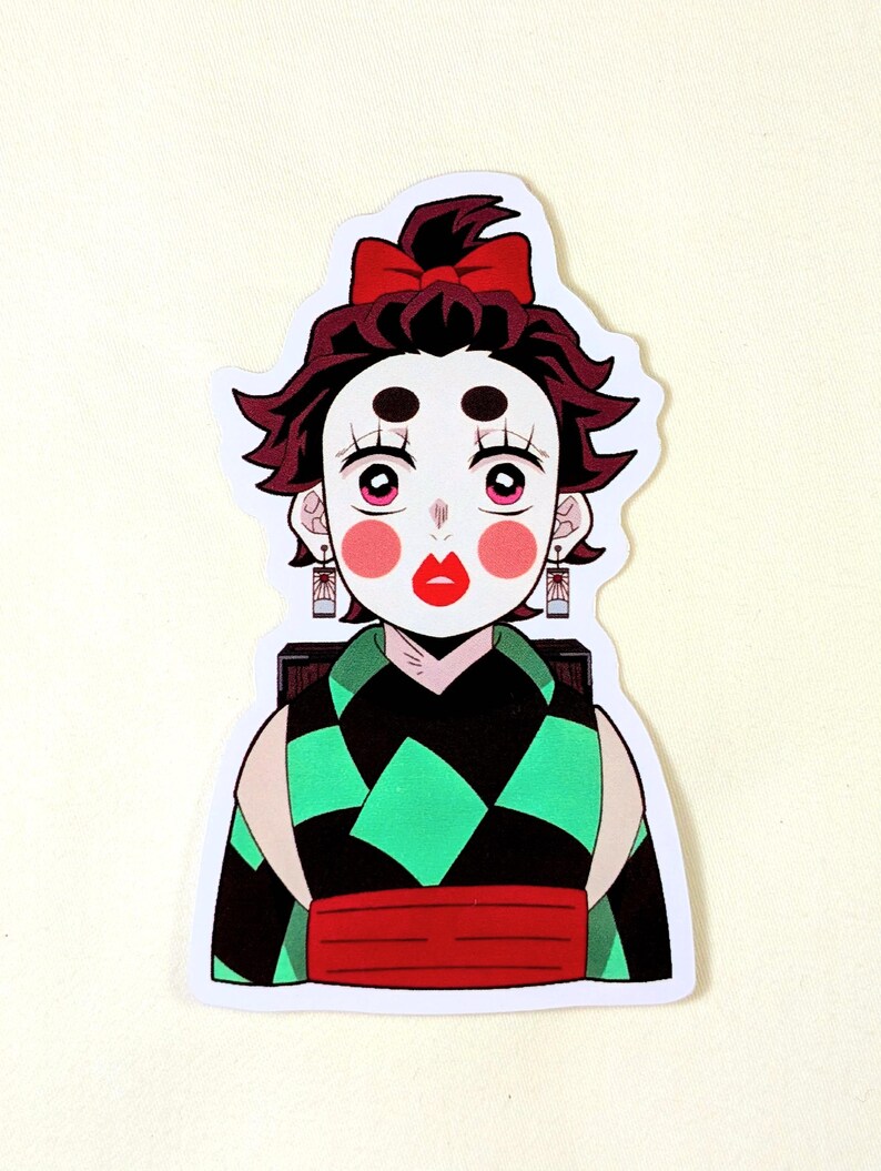 Demon Slayer Tanjiro Inosuke Zenitsu Funny Stickers - Etsy