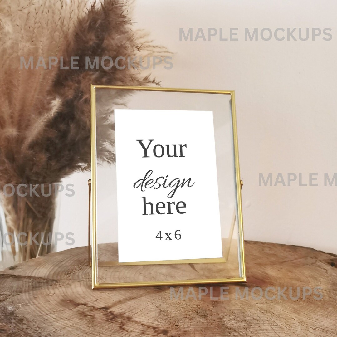 Smart PSD Card Mockup 4x6 PSD Smart Object & JPEG Card Mockup Card ...