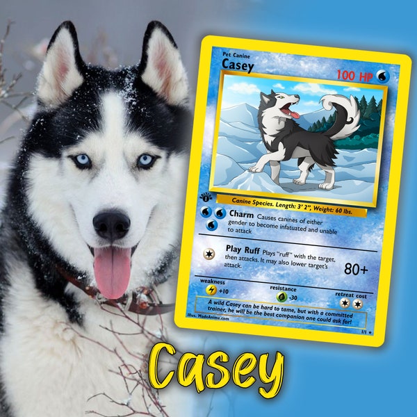 Pokemons Custom Card - Etsy