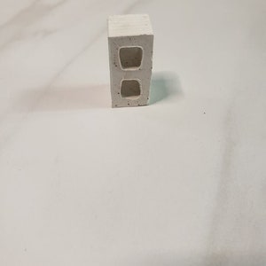 Miniature Concrete Cinderblock Build Materials Diaroma Cinder Block ...