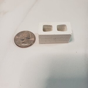 Miniature Concrete Cinderblock Build Materials Diaroma Cinder Block ...