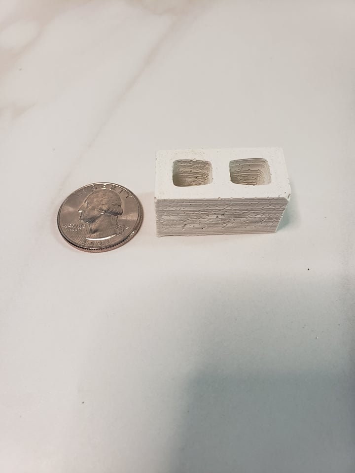 Miniature Concrete Cinderblock Build Materials Diaroma Cinder Block ...