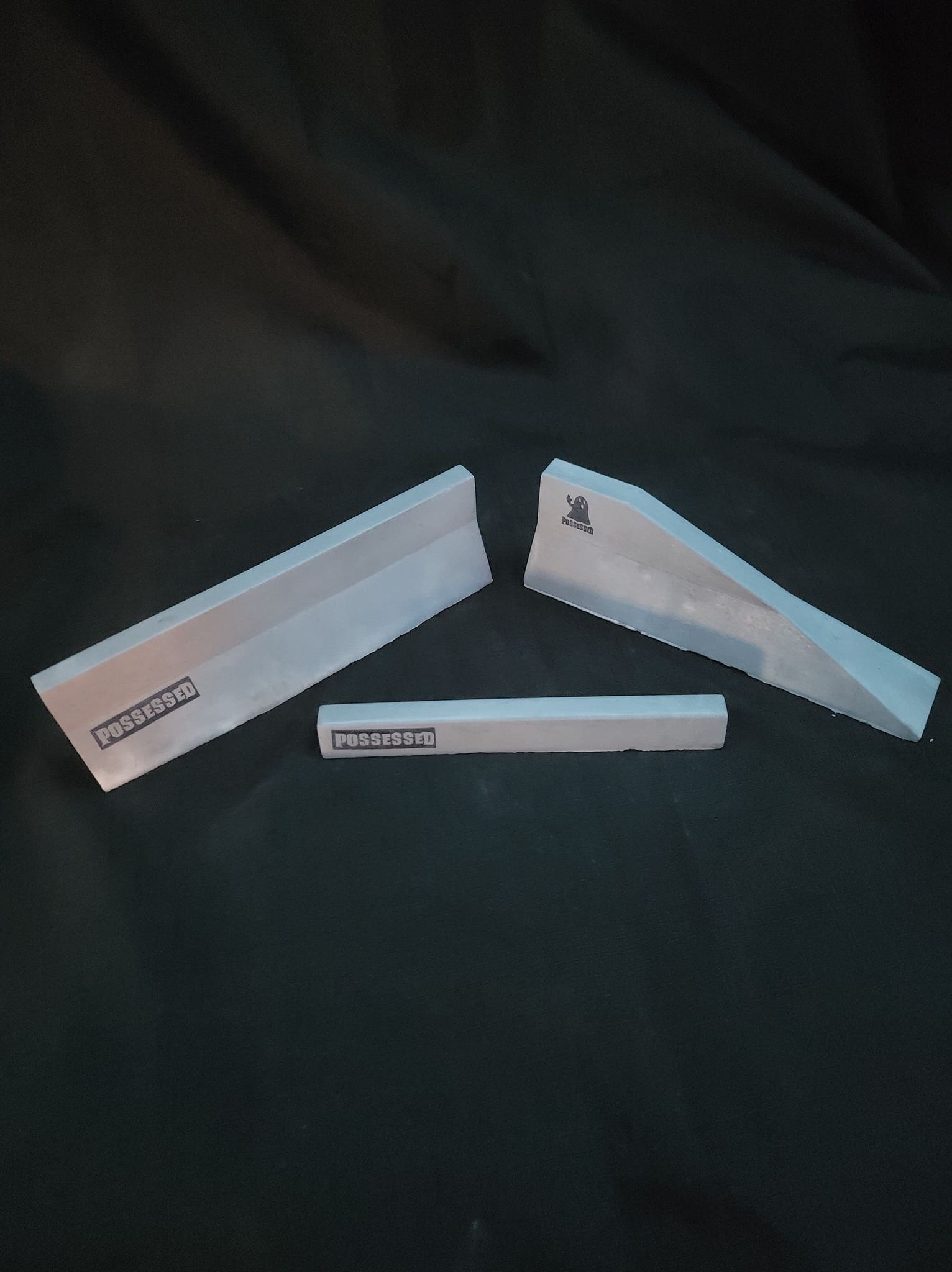 Fingerboard Ramp Skateboard Obstacle Miniature Concrete Jersey Barrier ...