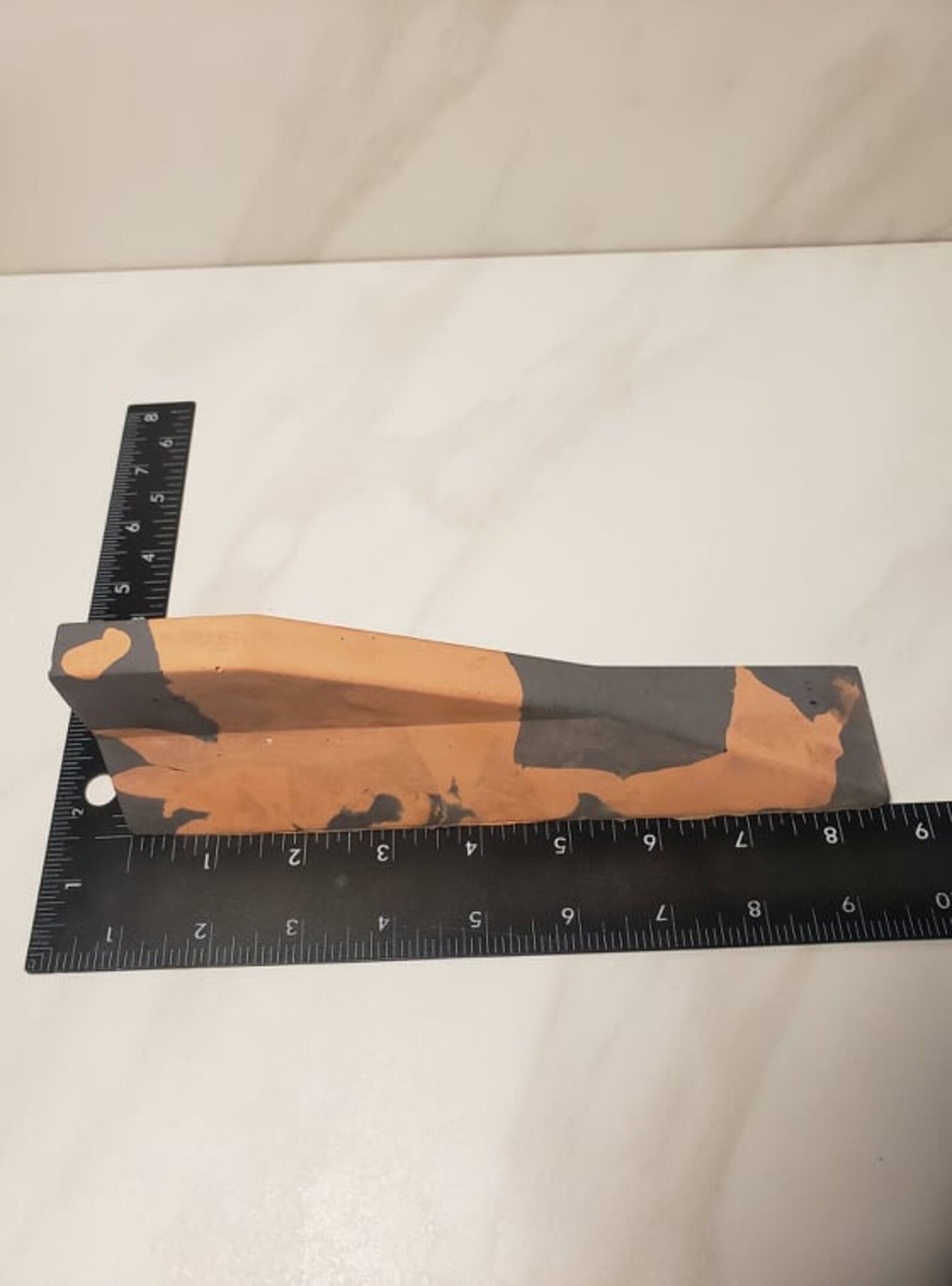 Fingerboard Obstacle Slanted Concrete Jersey Barrier Orange / Gray ...