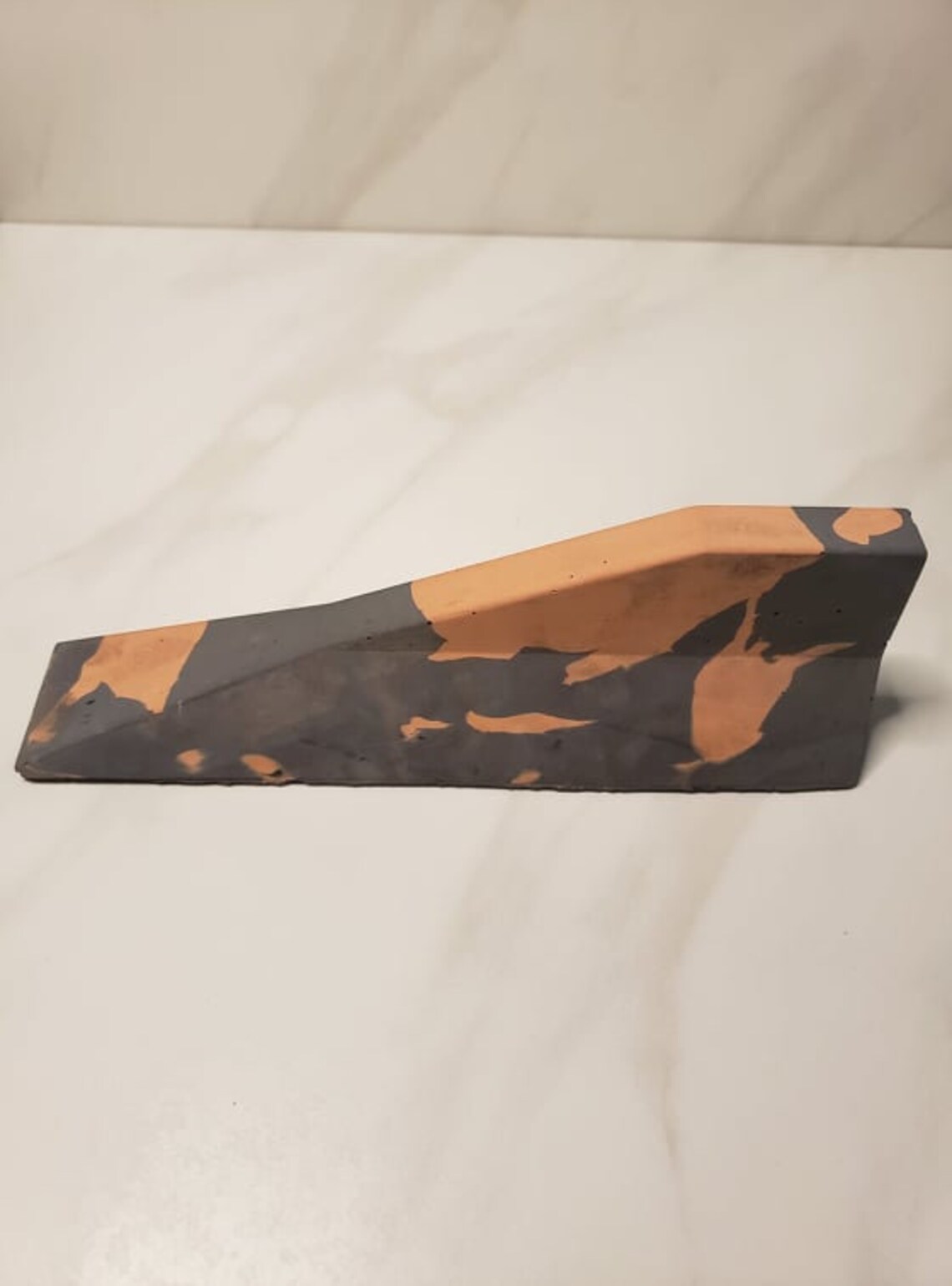 Fingerboard Obstacle Slanted Concrete Jersey Barrier Orange / | Etsy