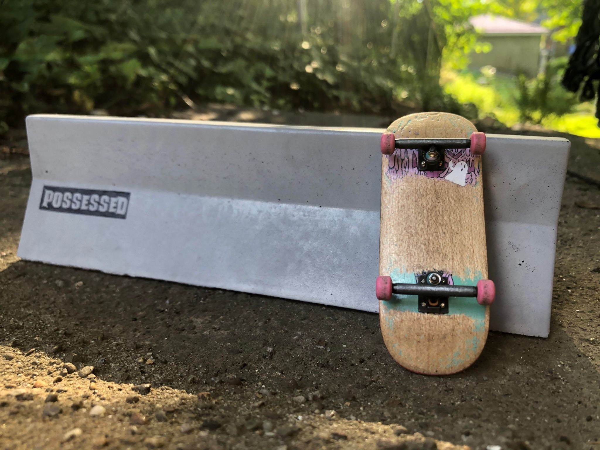 Fingerboard Ramp Skateboard Obstacle Miniature Concrete Jersey Barrier ...