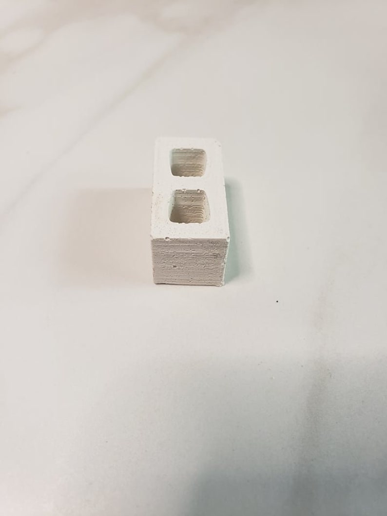 Miniature Concrete Cinderblock Build Materials Diaroma Cinder Block ...