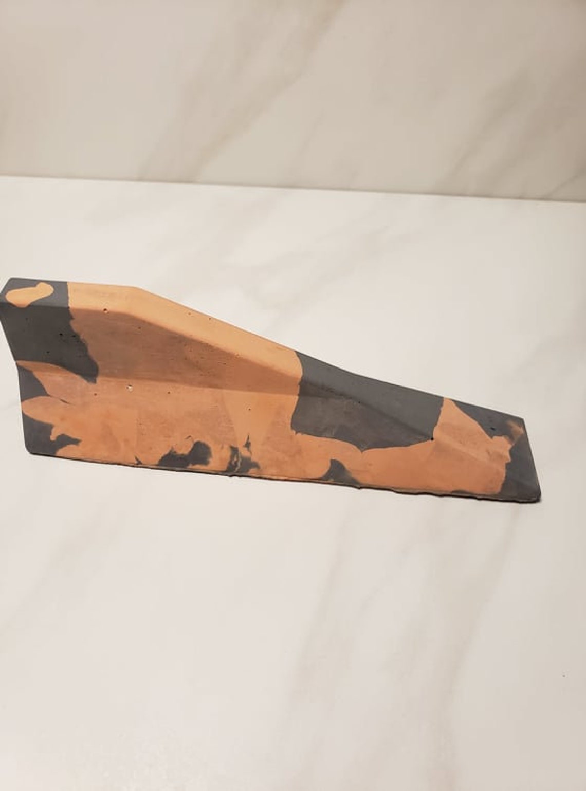 Fingerboard Obstacle Slanted Concrete Jersey Barrier Orange / | Etsy