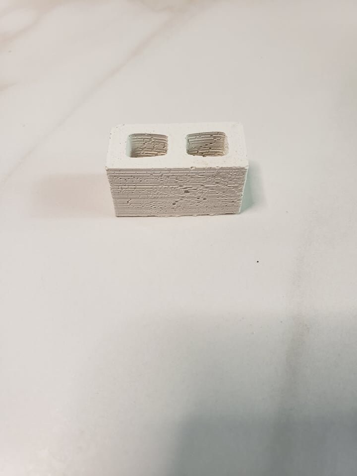 Miniature Concrete Cinderblock Build Materials Diaroma Cinder Block ...