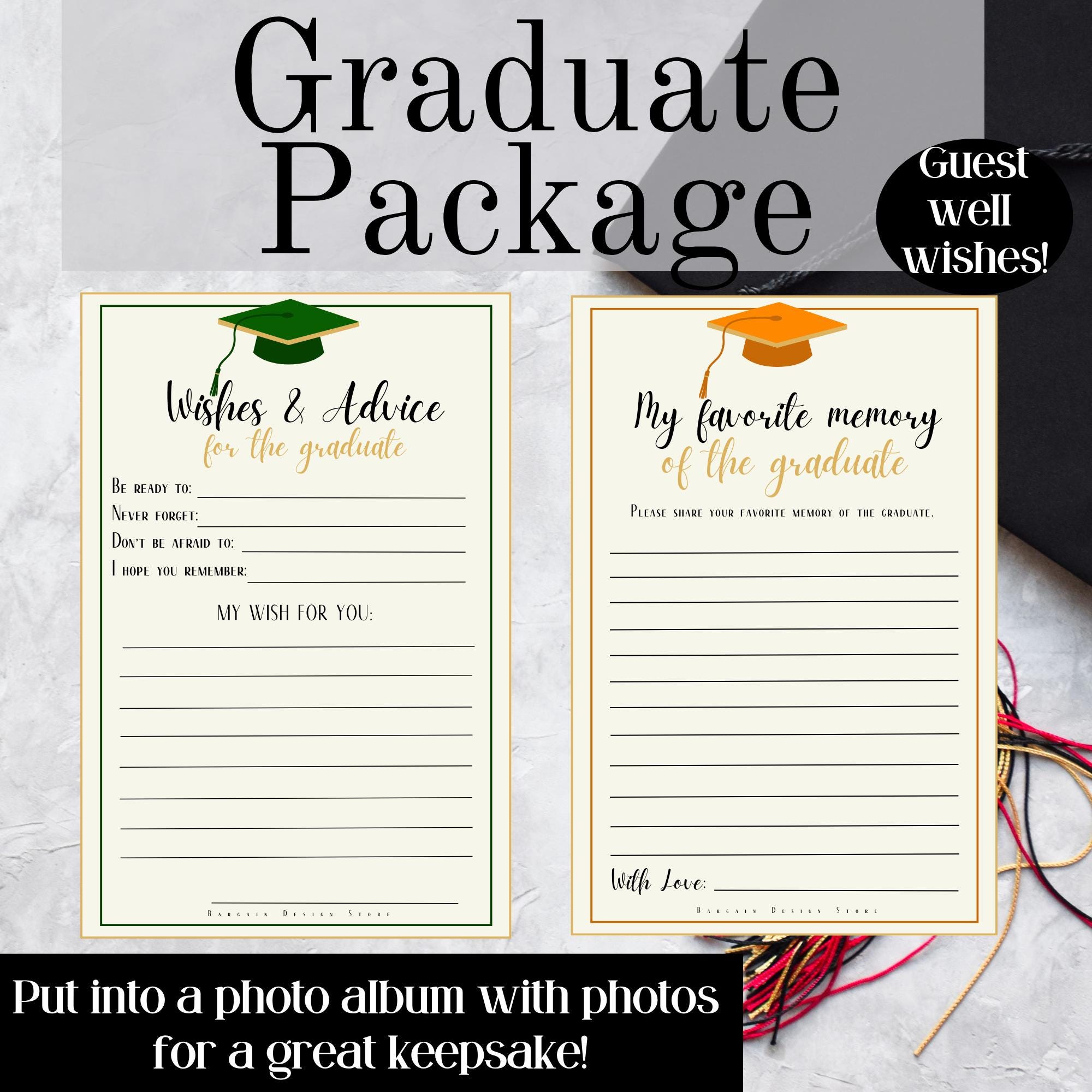 9-page Printable Graduation Game Pack! 12 Color Combo-games & More ...